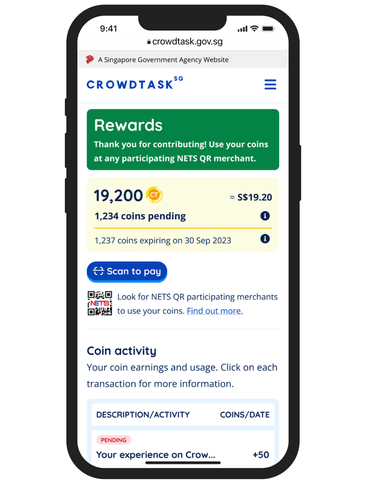 Your wallet to manage Singapore Government payouts | GovWallet