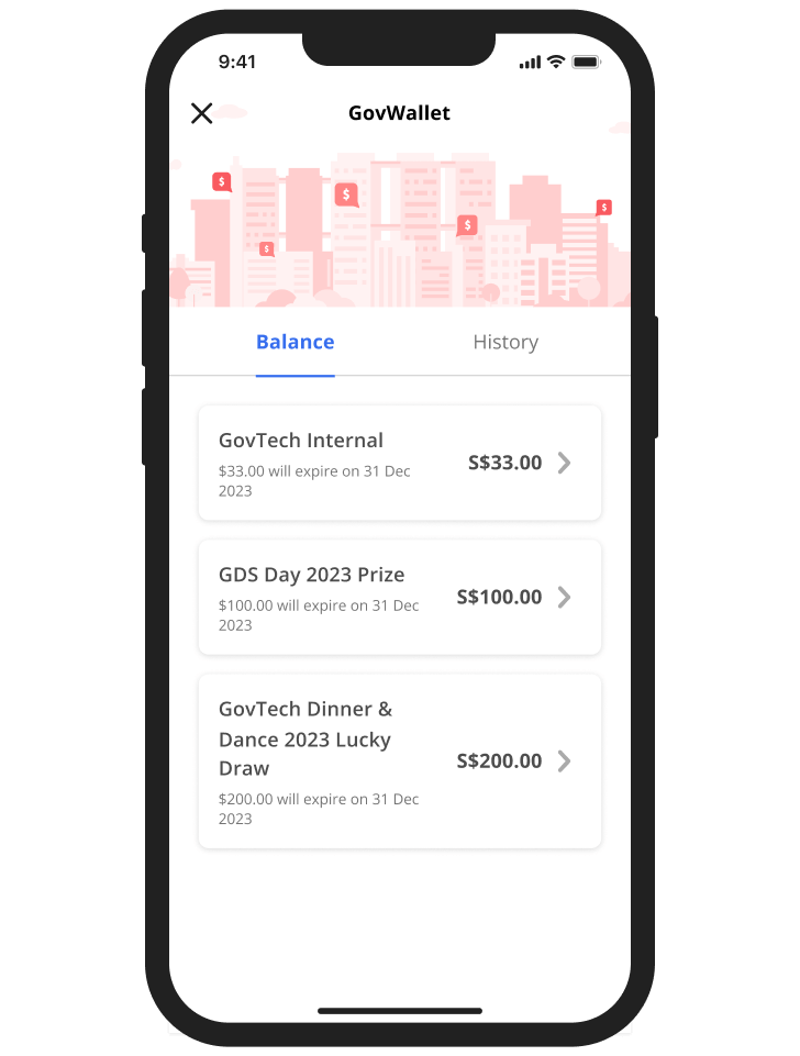 Your wallet to manage Singapore Government payouts | GovWallet